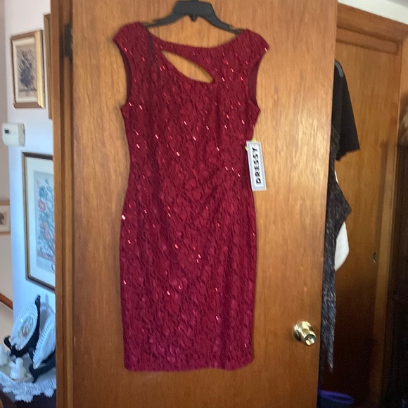 connected apparel | Dresses | Sparkling Red Dress | Poshmark